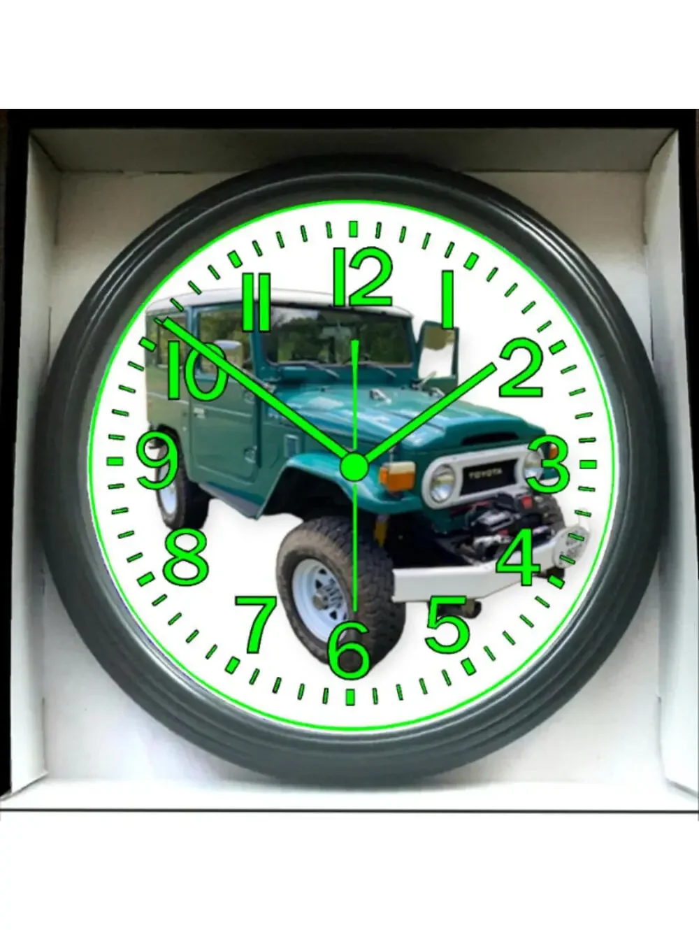 Other | Toyota Land Cruiser Garage Shop Glow In The Dark Wall Clock New ...
